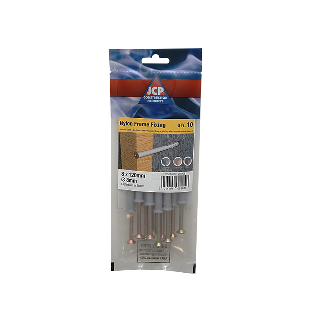 COUNTERSUNK NYLON FRAME FIXINGS ZYP