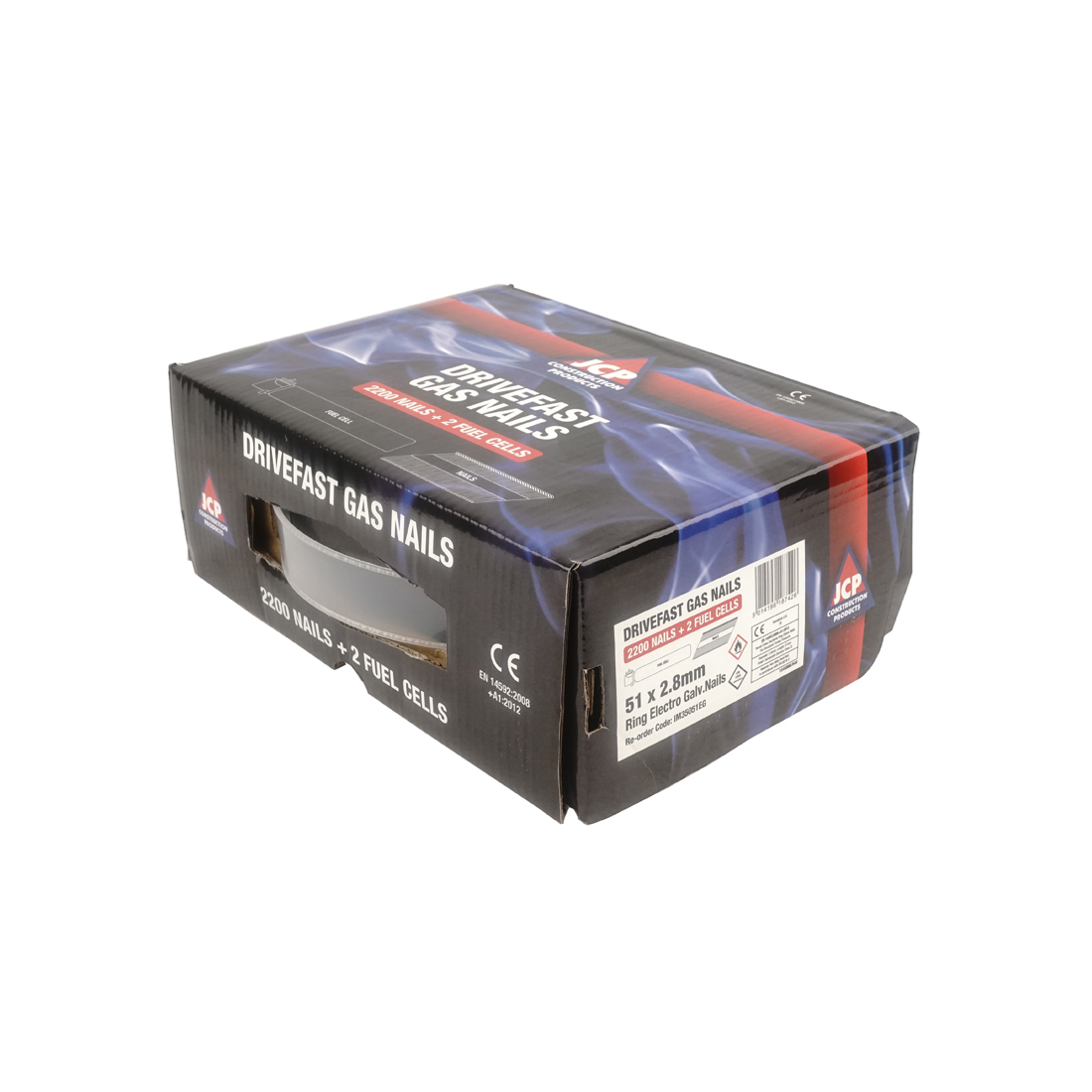 STAINLESS STEEL CLIPPED HEAD DRIVEFAST GAS NAILS